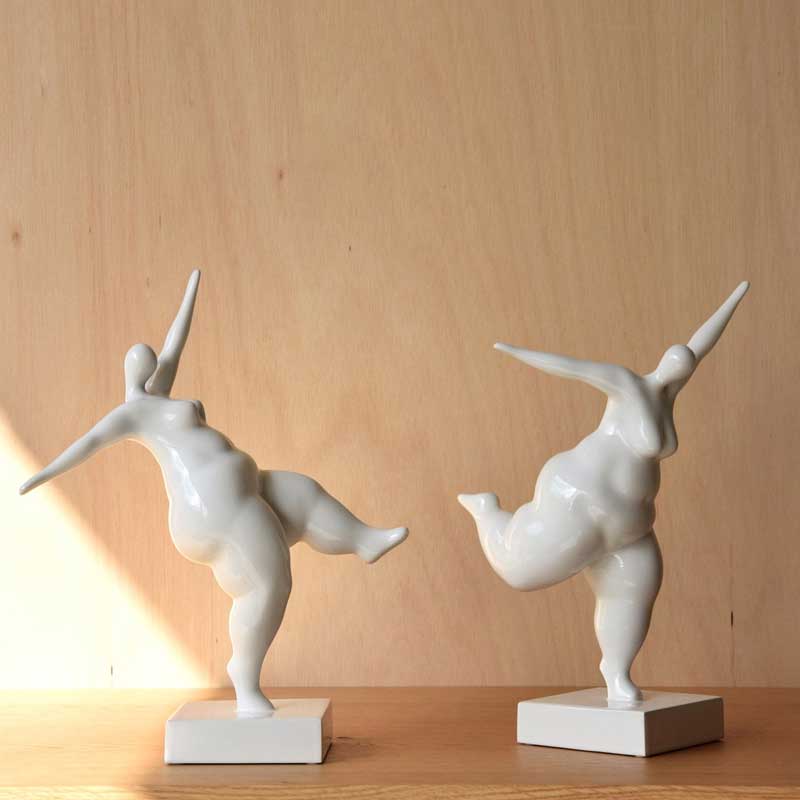 Ceramic sculpture Women leaning forward - Sculptures - 104 € - Chulo ...