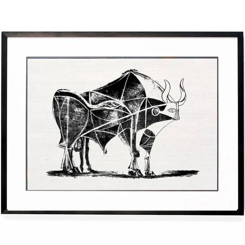 Photoprint Picasso: Le Taureau - V - Paintings - 127 € - Chulo Interior ...